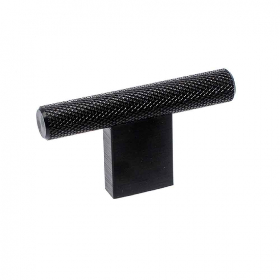 Knop T Graf Mini - Zwart | Beslagonline.nl
