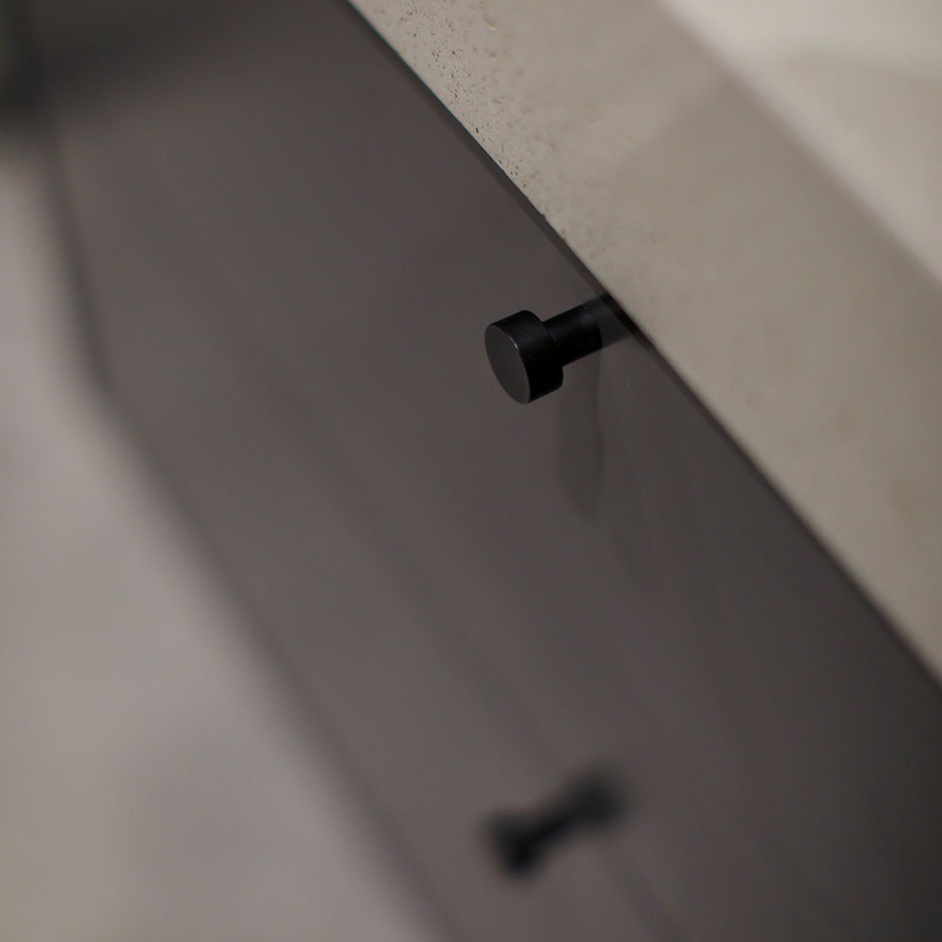 Knop Mood - Mat Zwart | Beslagonline.nl