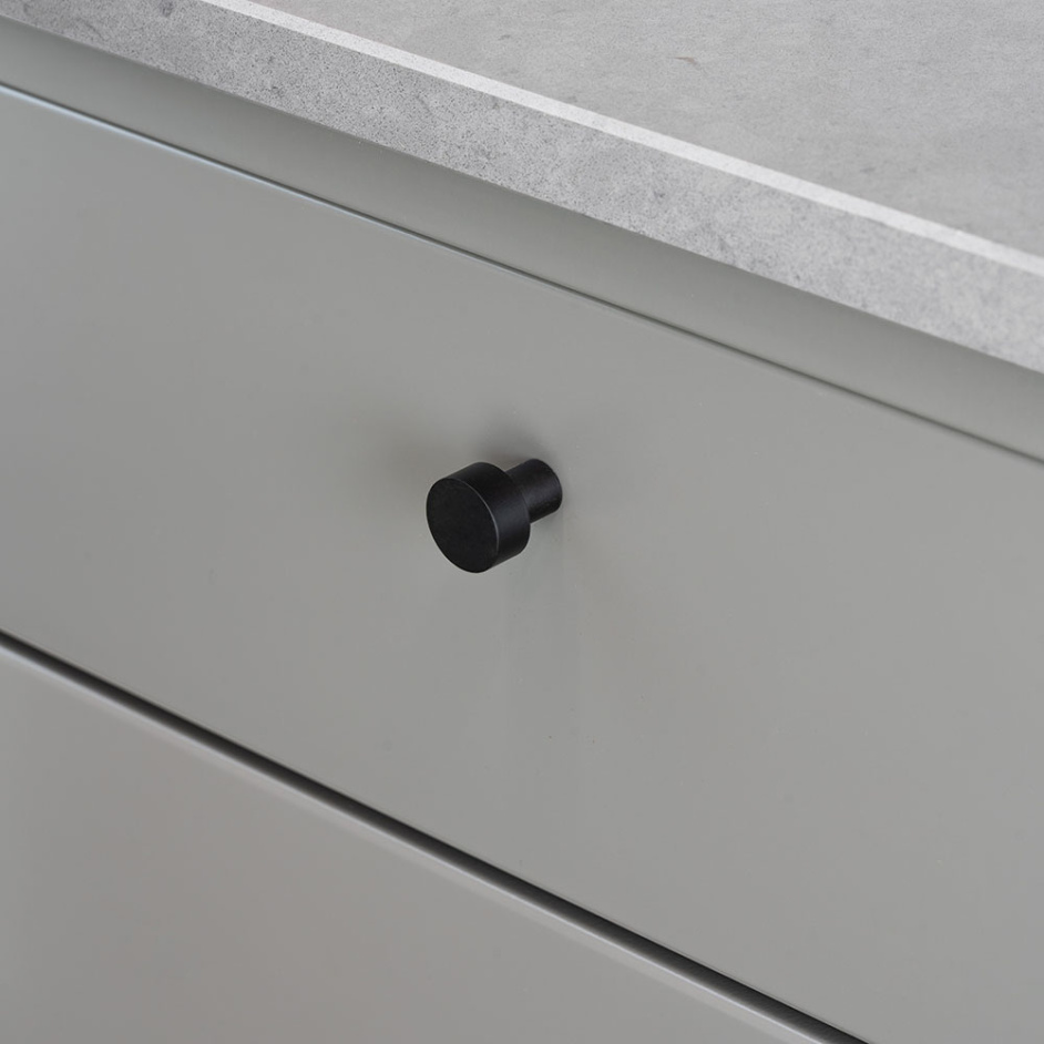 Knop Mood - Mat Zwart | Beslagonline.nl